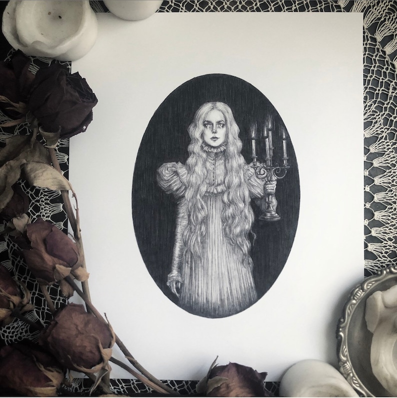 Crimson Peak Fine Art Print Edith Cushing Haunted - Etsy