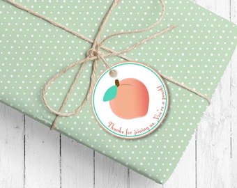 Sweet as a Peach Cake Topper Gold Glitter Georgia Peach - Etsy