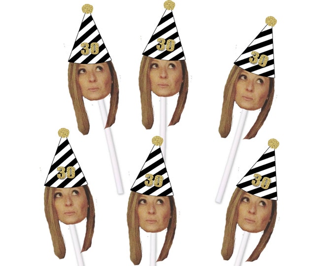 Mermaid Cupcake Toppers Custom With Face for Birthday Party - Etsy