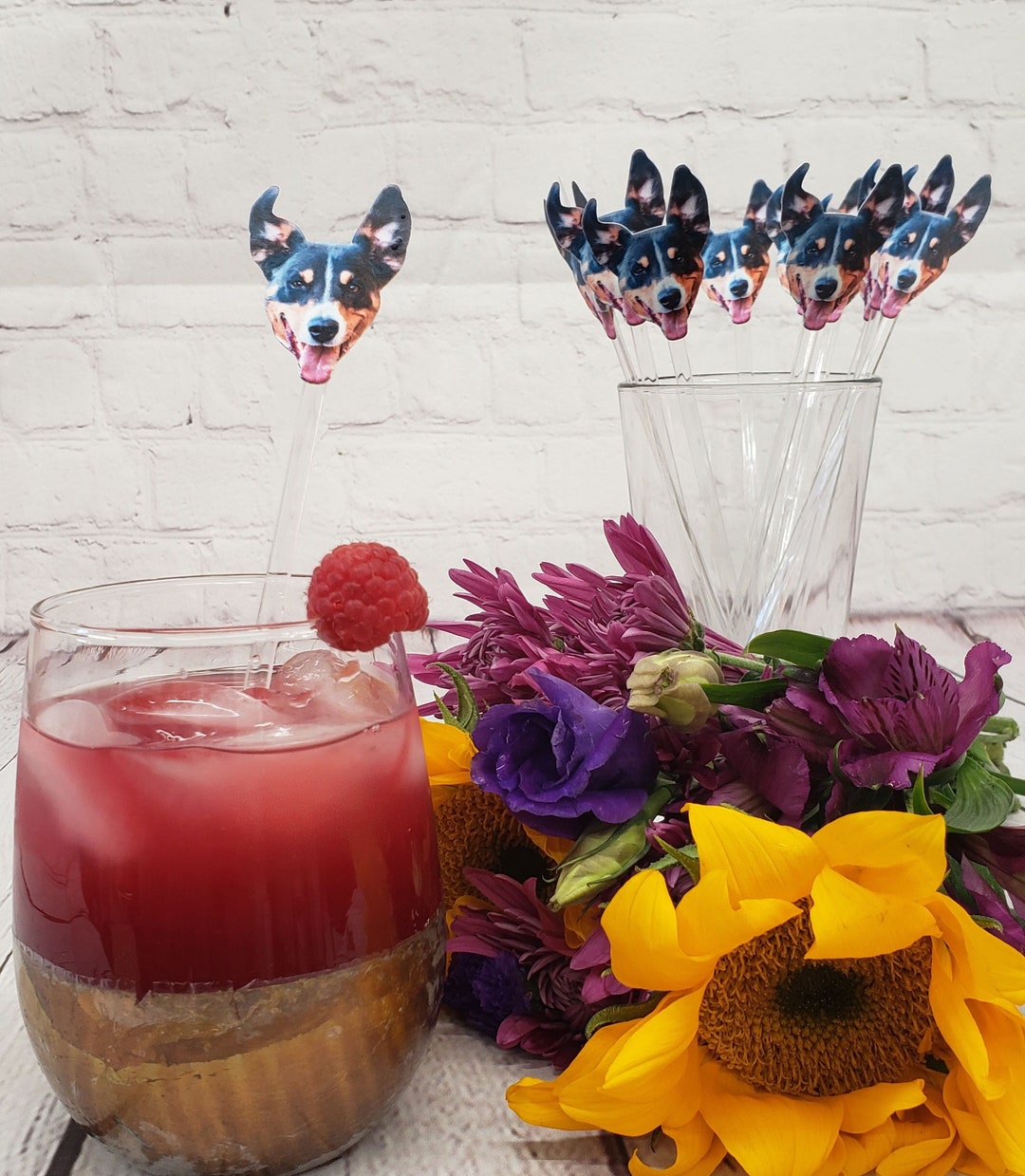 Dog Drink Stirrers, Pet Swizzle Sticks, Decorations, Personalized ...