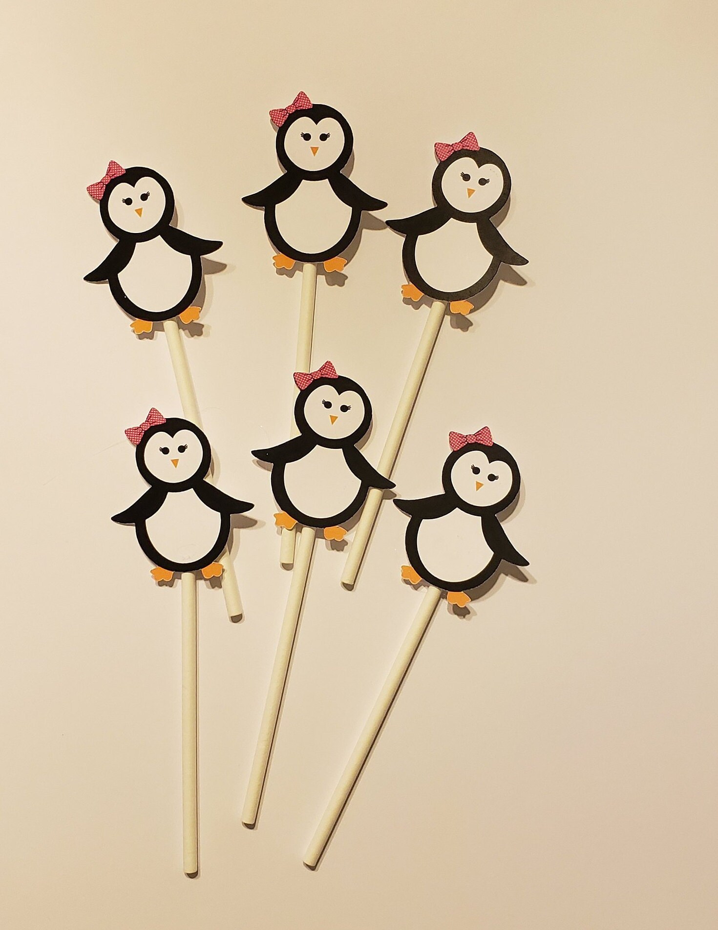 Penguin Cupcake Toppers for Birthday Party or Baby Shower 12 - Etsy