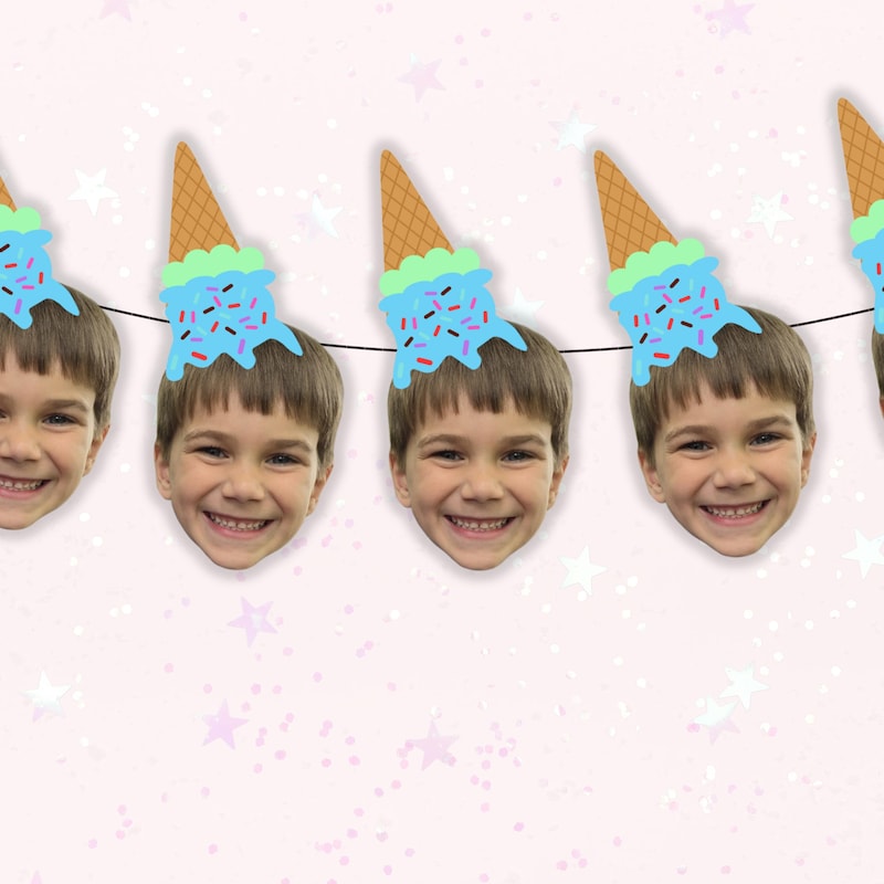 Ice Cream Party Banner - Etsy