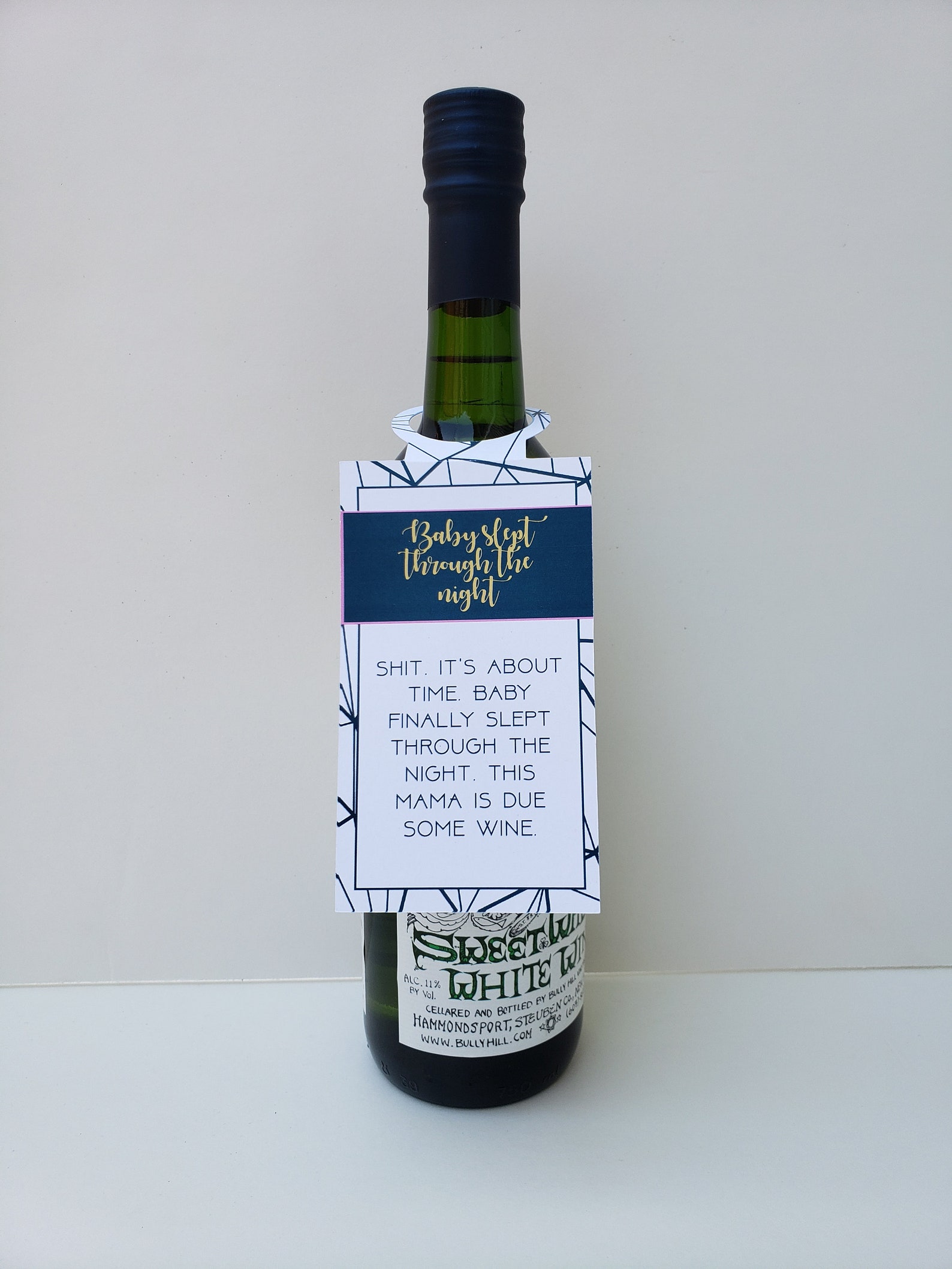 New Mom Wine Tag Set pack of 6 Decorate Your Own Bottle - Etsy