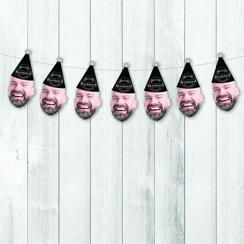 Retirement Banner - Etsy