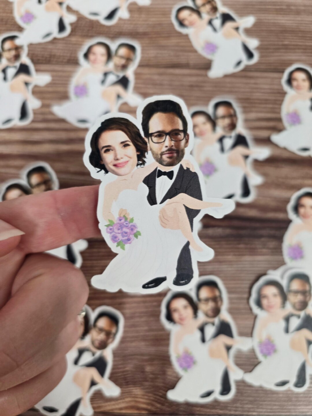 Bride and Groom Confetti | Bride Photo Confetti | Groom Photo Confetti - Etsy