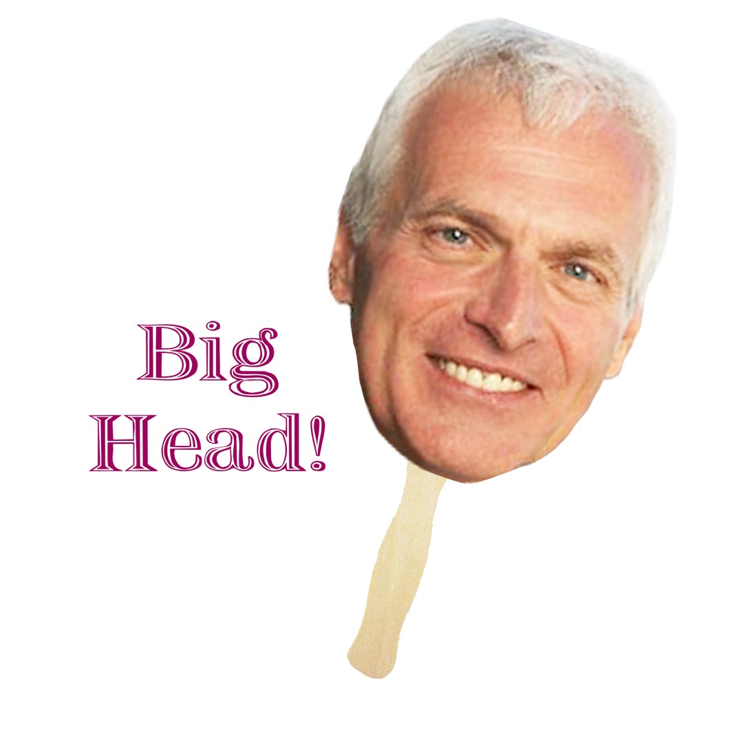 Big Head (set of 6) - Custom Face on a Large Popsicle Stick for ...