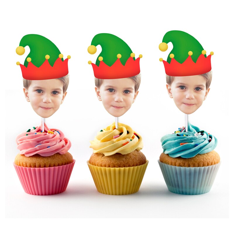 Elf Cupcake Topper - Etsy