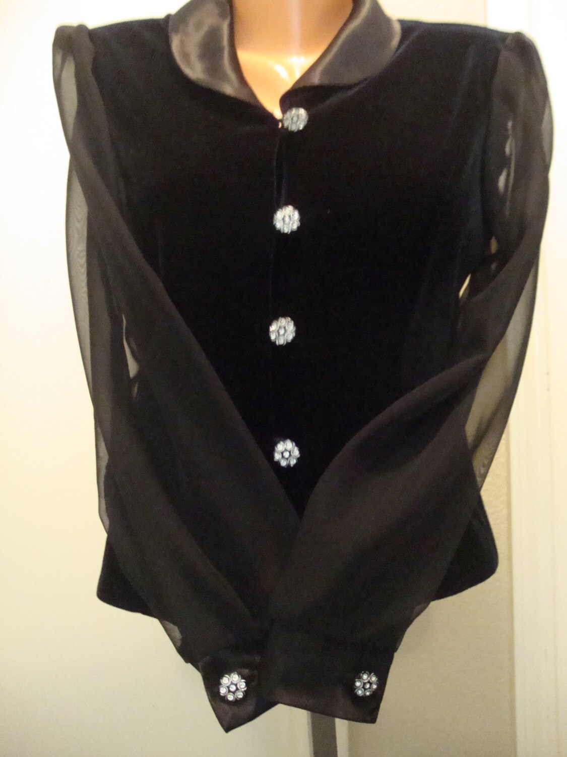 Black Velvet Dress Jacket - Etsy