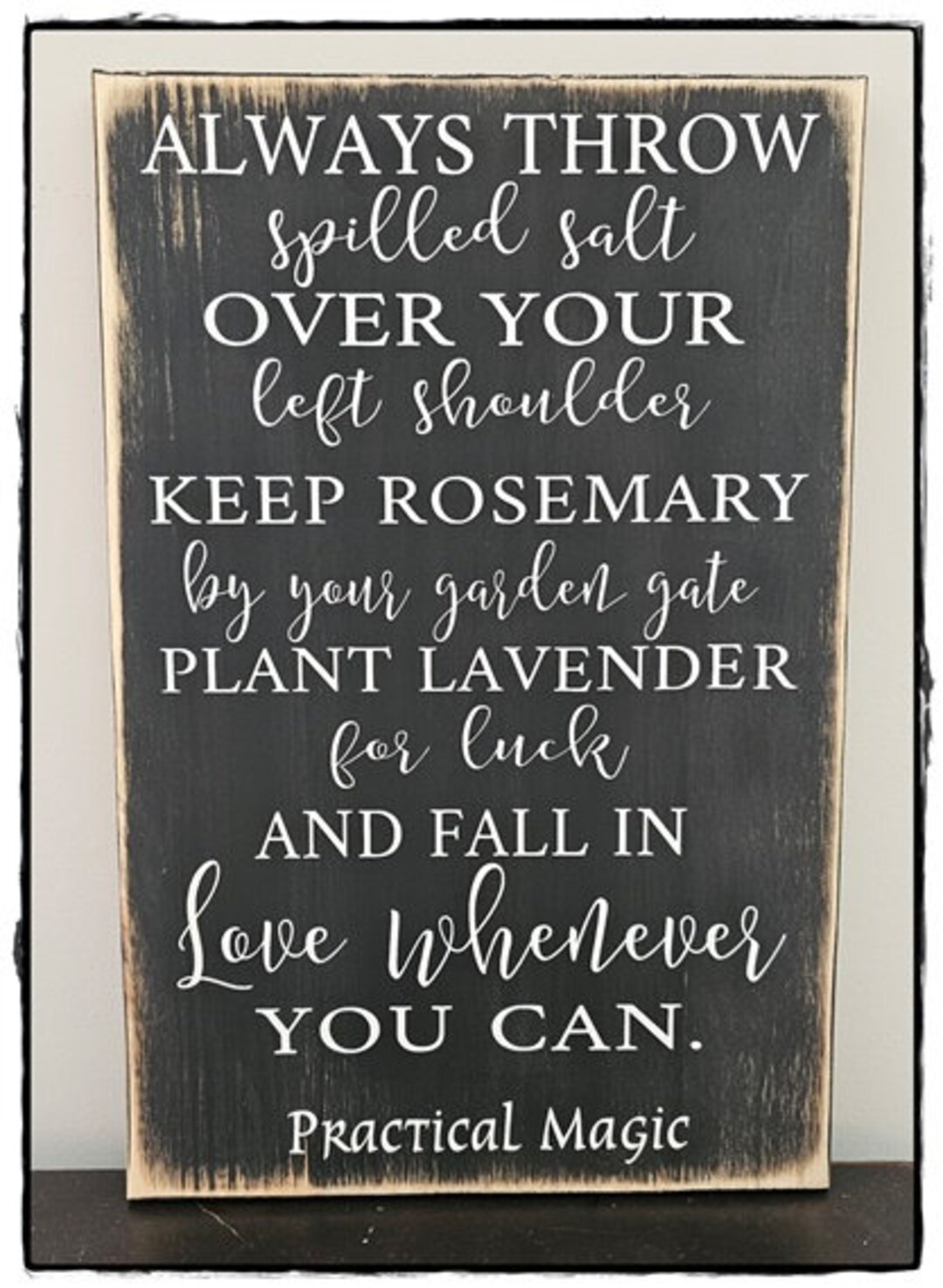 Practical Magic Wood Sign; 12" X 18"; - Etsy