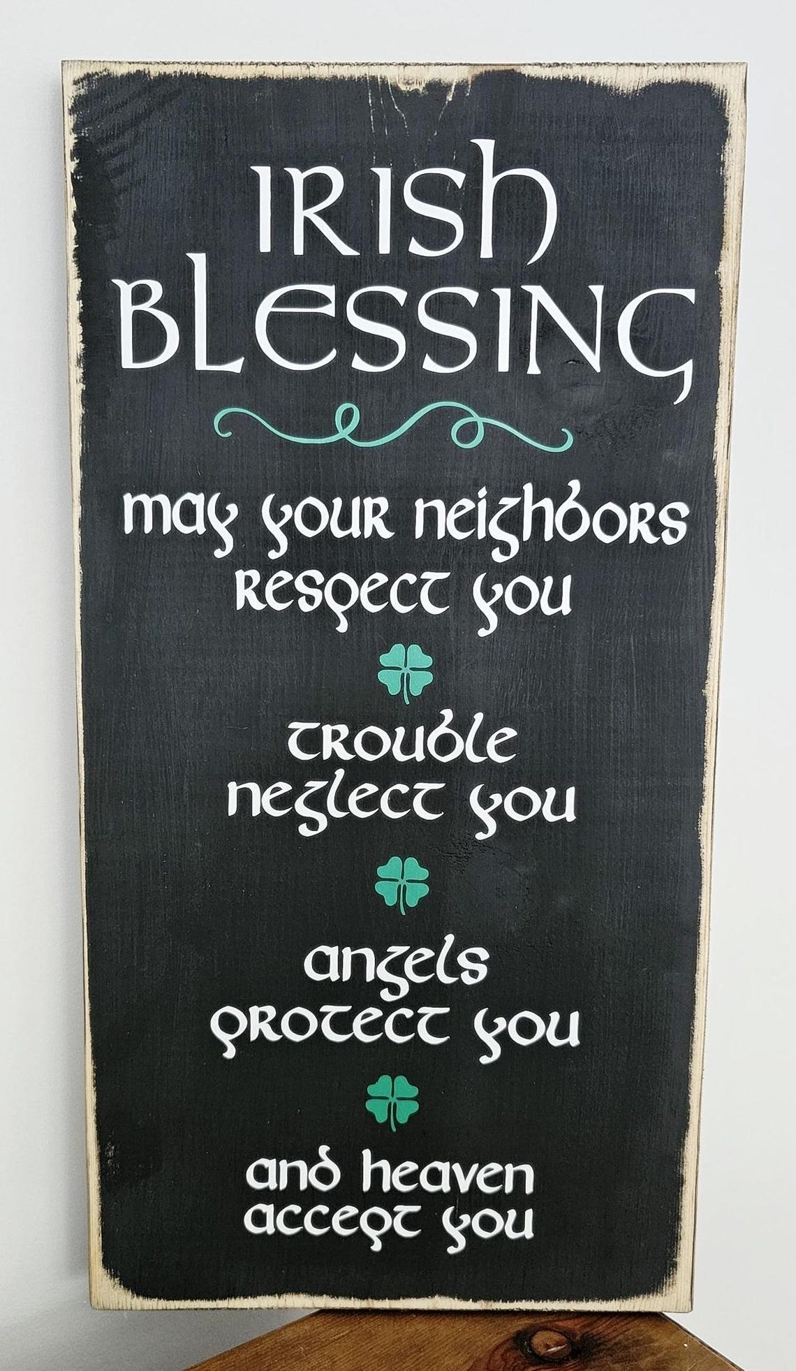 Irish Blessing Wood Sign; Irish Decor; Celtic; St. Patrick's Day - Etsy