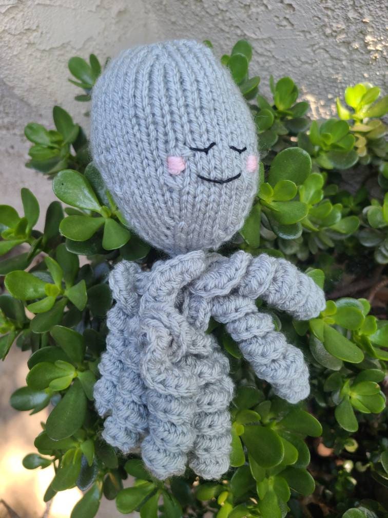 Hand Knit Baby. NICU, Preemie Octopus, Kawaii, Amigurumi - Made to ...