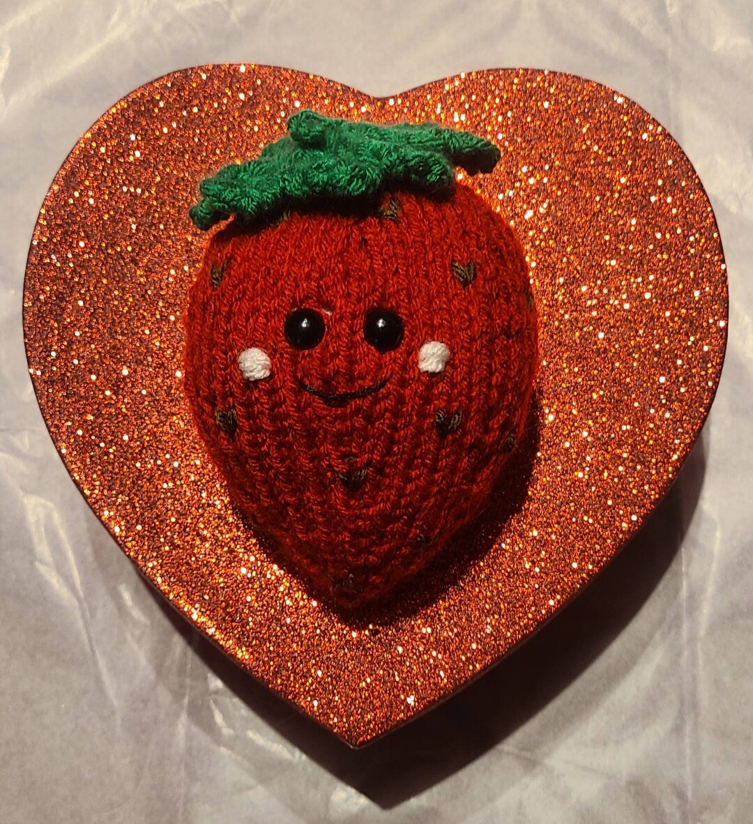 Hand Knit Strawberry, Kawaii, Amigurumi, Toy, Plush - Made to Order - Etsy