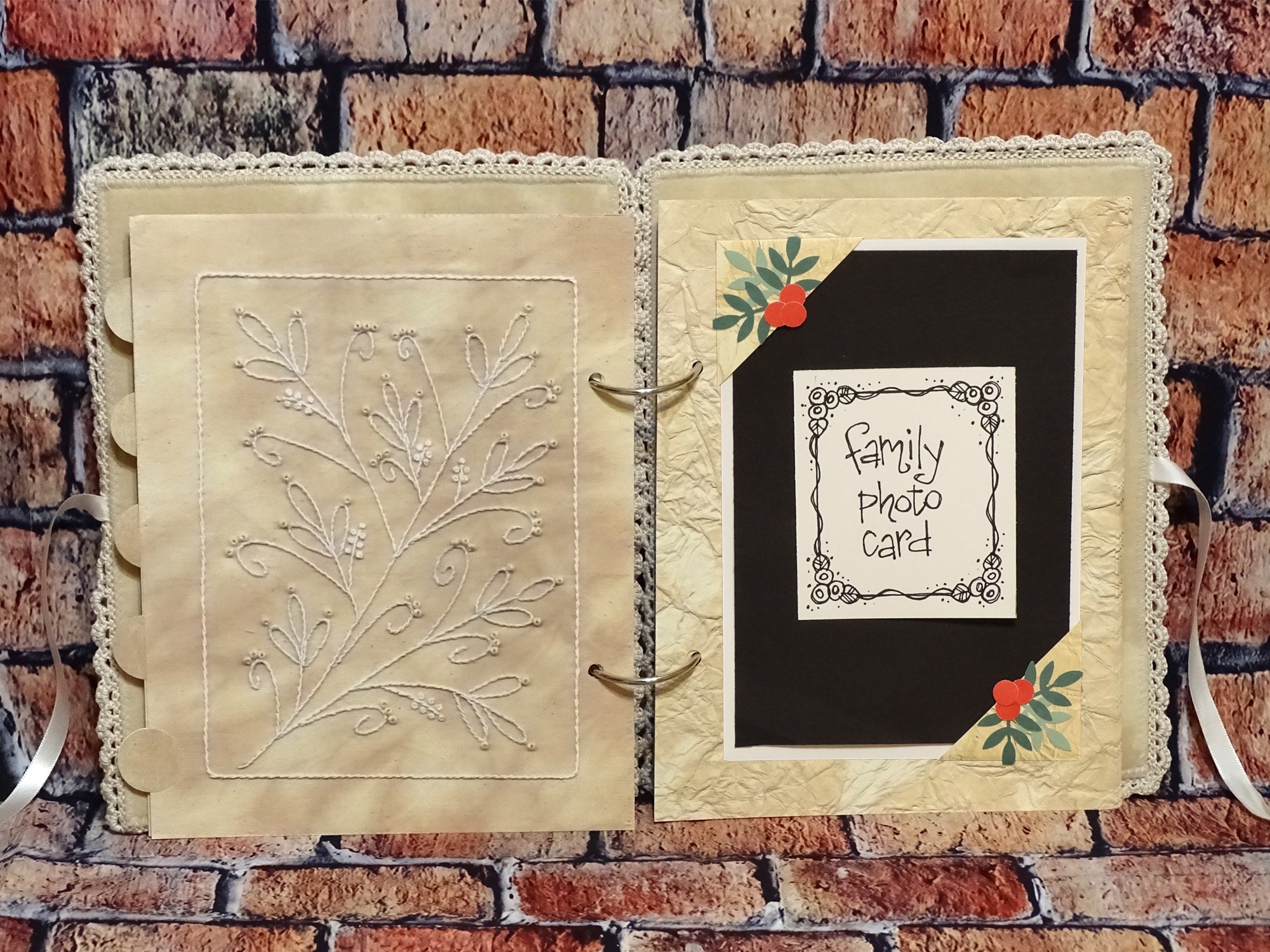 Junk Journal Handmade Memory Keepsake Journal Book Card Keeper - Etsy