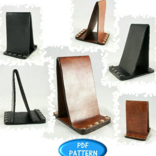PATTERN Desktop Phone Stand Digital Leather Pattern PDF - Etsy
