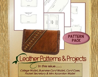 Leather Patterns for everyone by leatherpatternstore on Etsy