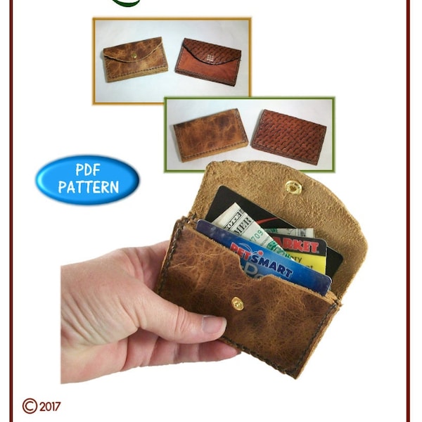 Leathercraft Wallet Patterns - Etsy