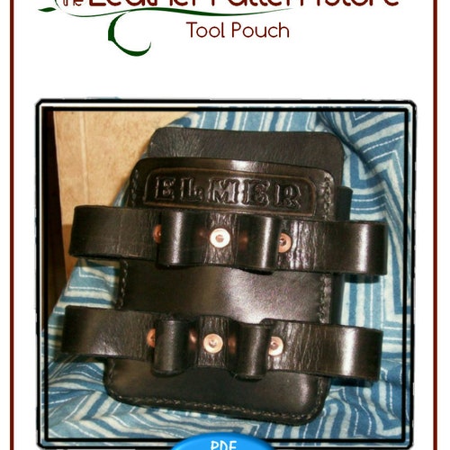 PATTERN Tool Pouch Pattern for Leather Leathercraft PDF - Etsy
