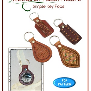 PATTERN Leather Patterns & Projects Volume 3 Issue 6 Key Fobs PDF ...