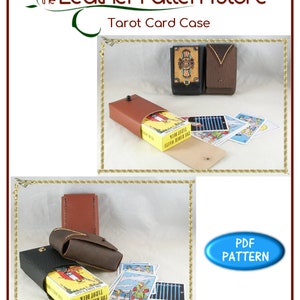 PATTERN - Tarot Card Case - Leathercraft Template - PDF Instant ...