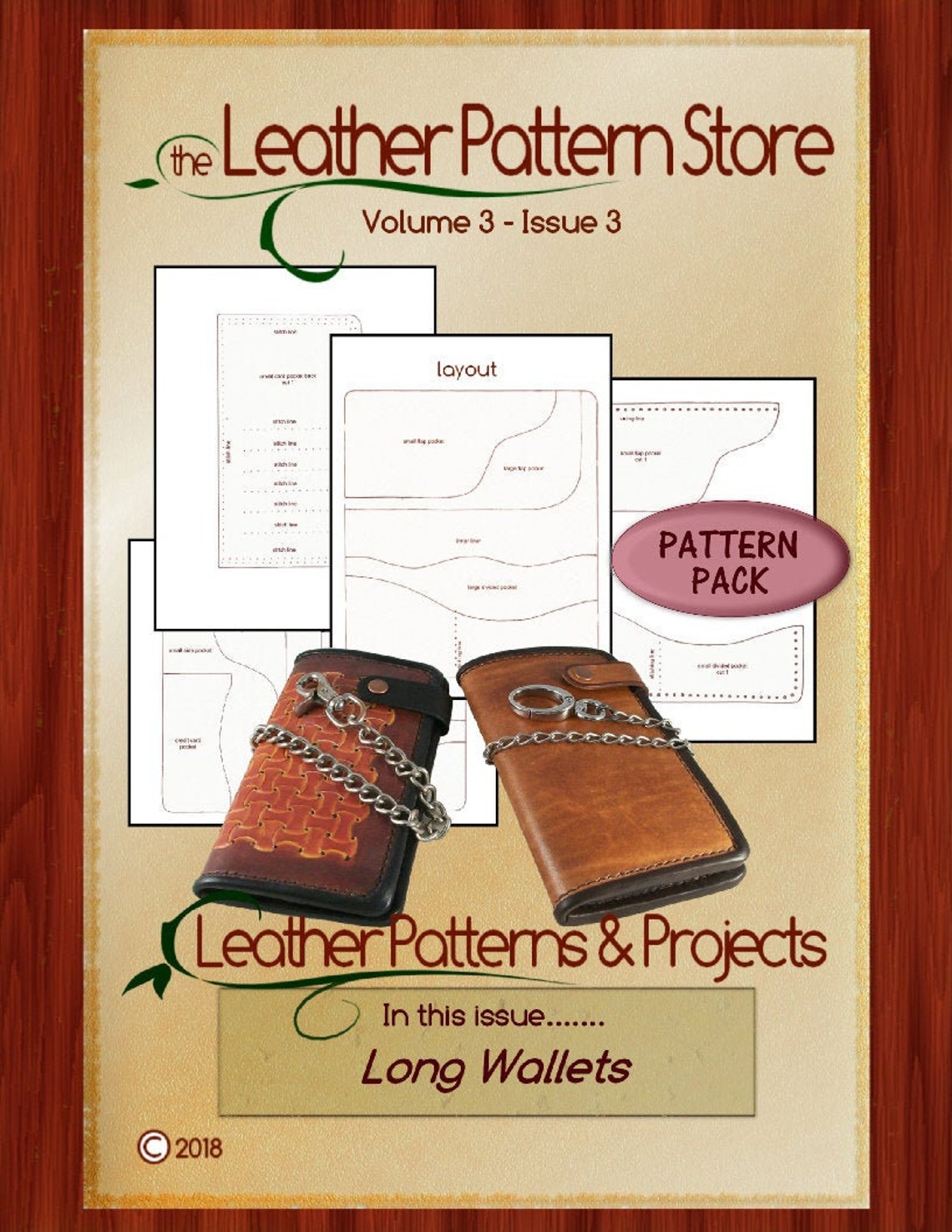 PATTERN Leather Patterns & Projects Volume 3 Issue 3 - Etsy