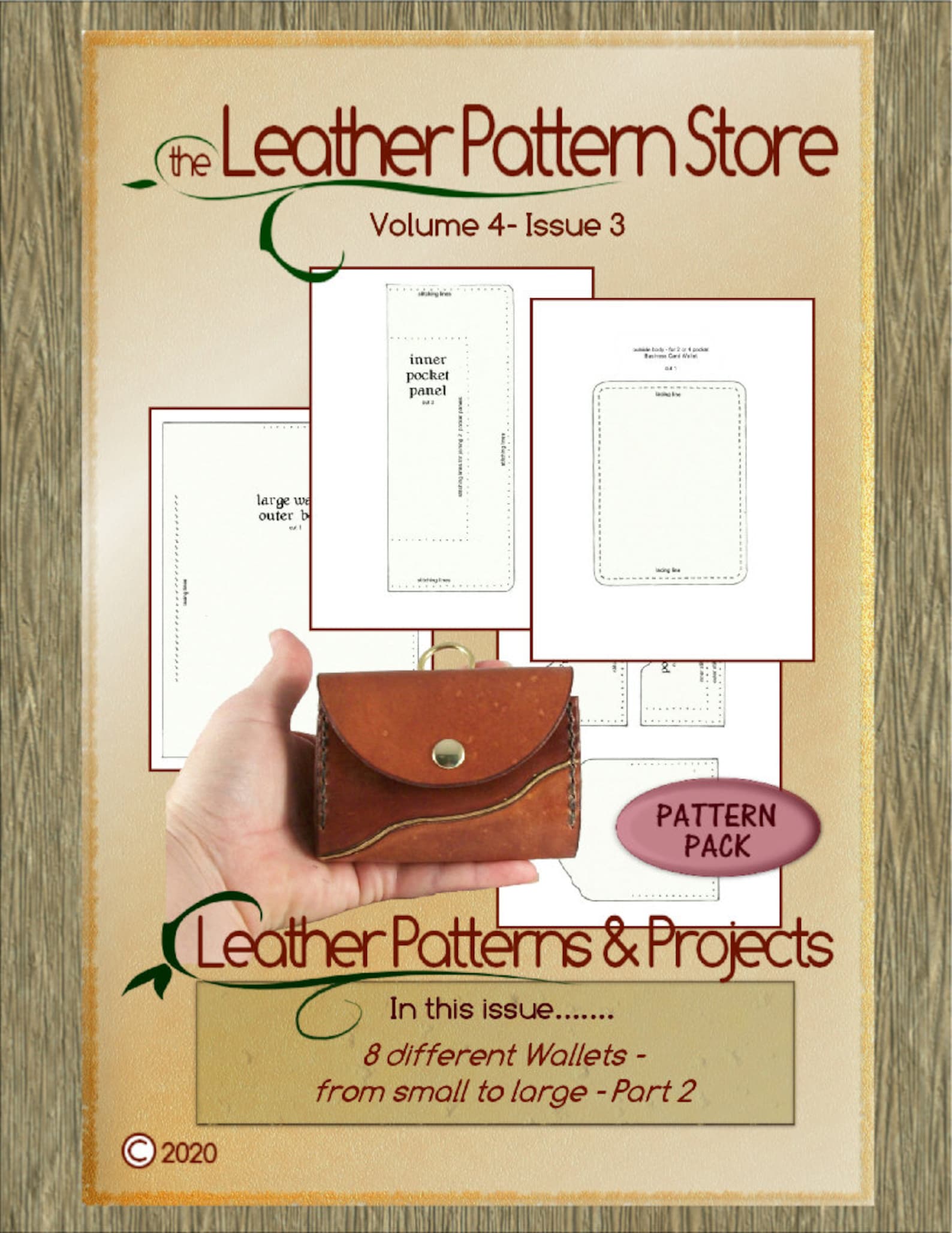 PATTERN Wallet Pattern Pack From Small to Large PDF | Etsy