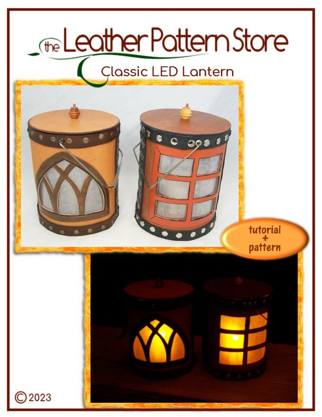 PATTERN - Classic LED Lantern - Tutorial Plus Pattern - Instant ...