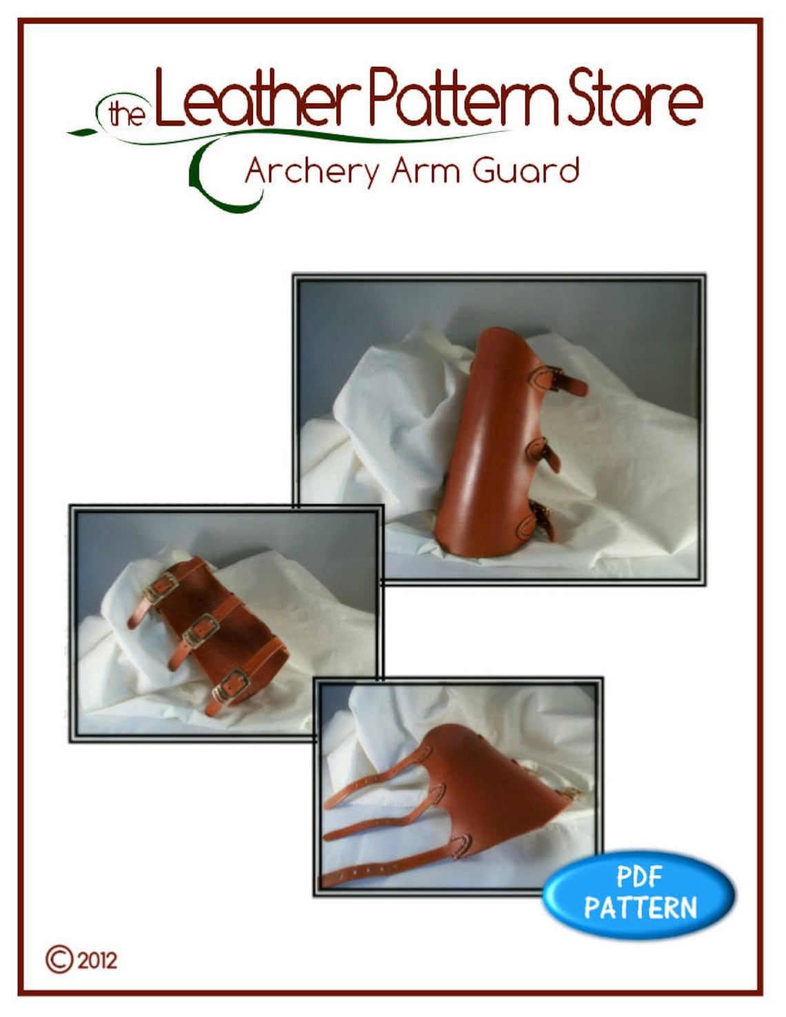 PATTERN Archery Arm Guard PDF Pattern for Leather | Etsy