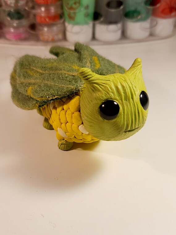Corn on the Cob Bug Polymer Clay Creature Nature Art - Etsy