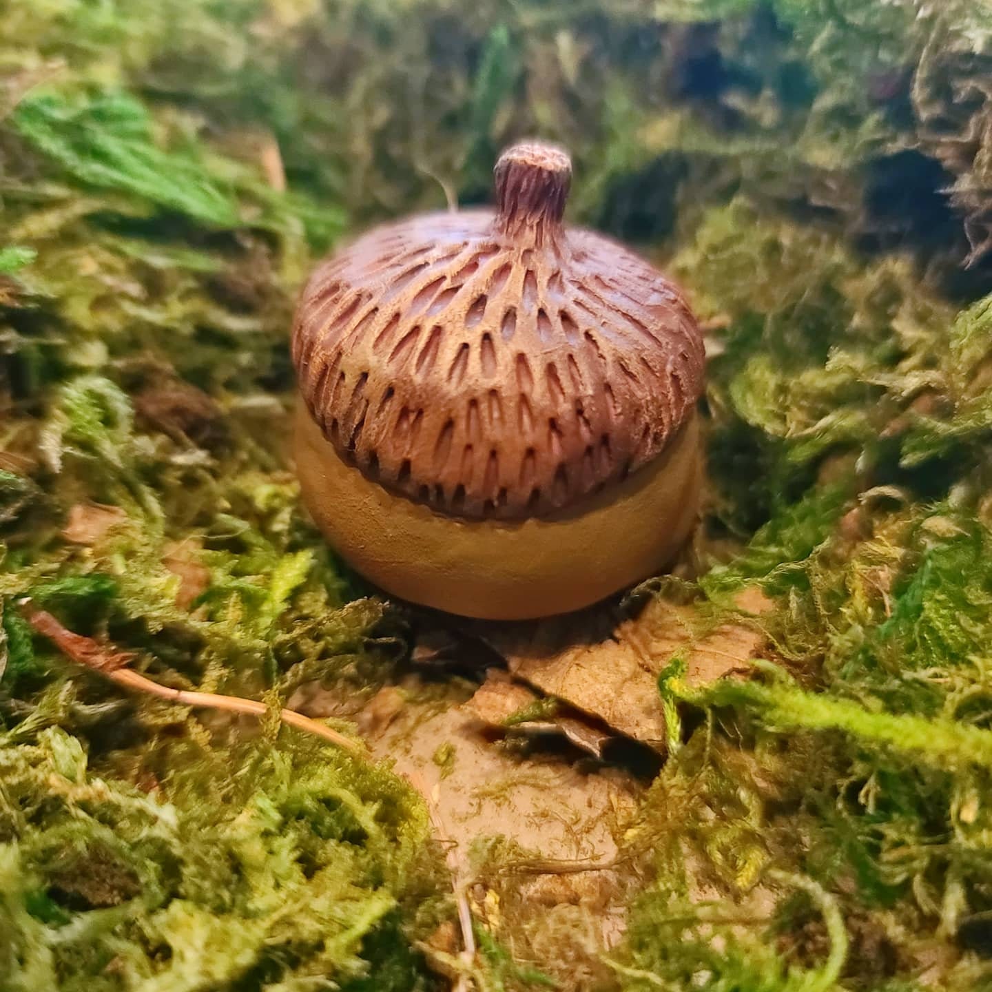 Po the Acorn OOAK Polymer Clay Figurine Art Collectible | Etsy