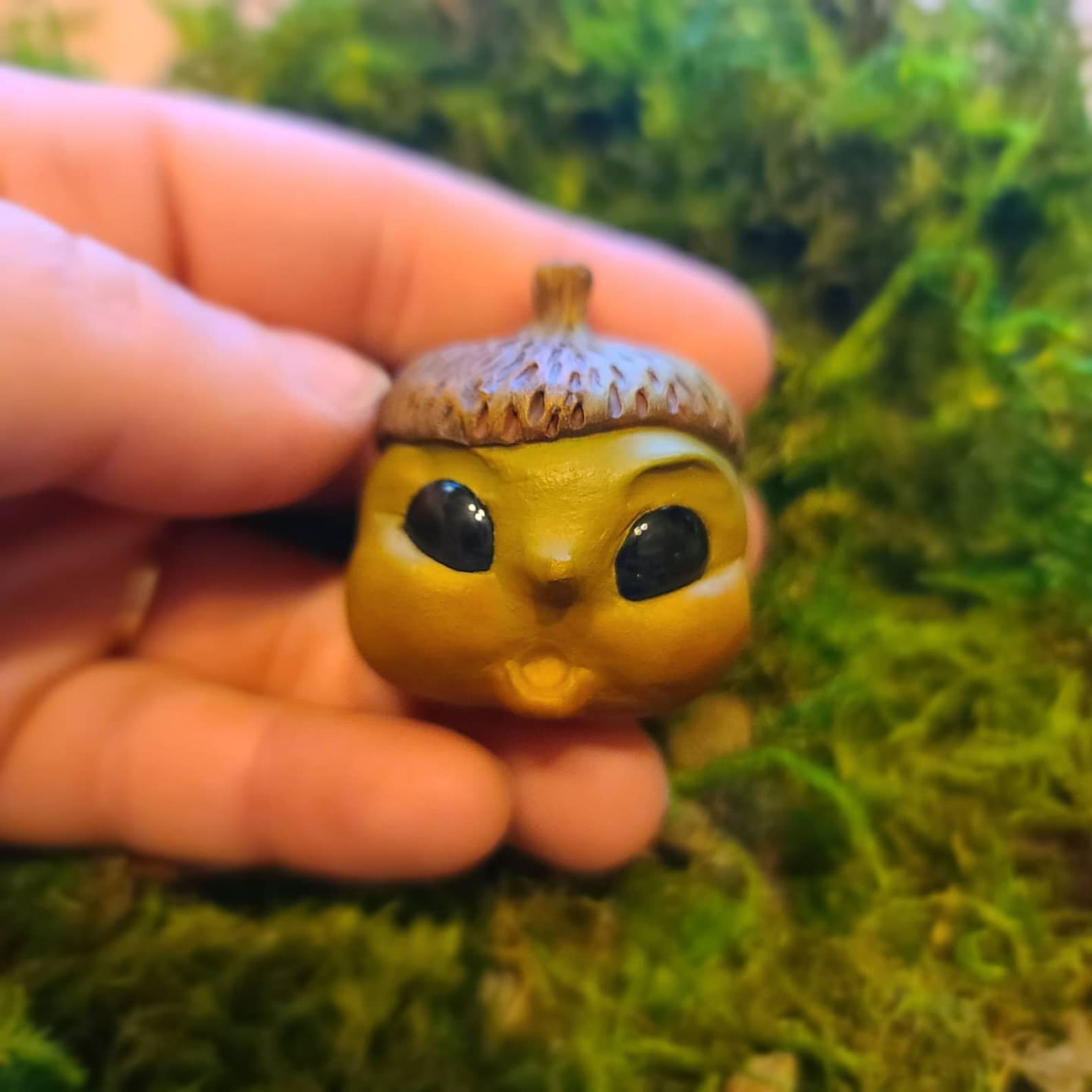 Po the Acorn OOAK Polymer Clay Figurine Art Collectible | Etsy