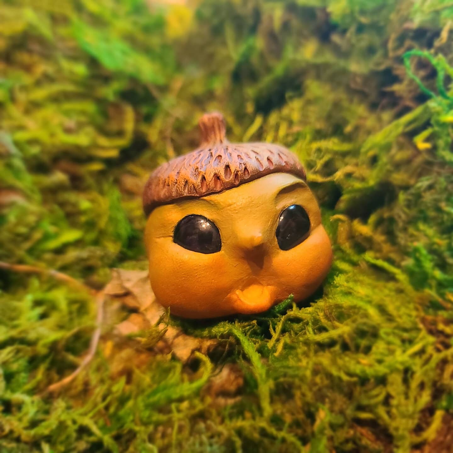 Po the Acorn OOAK Polymer Clay Figurine Art Collectible | Etsy