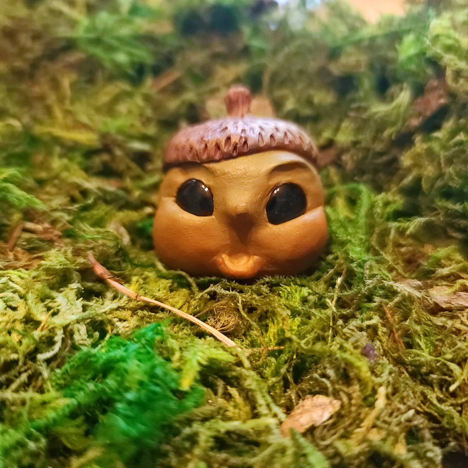 Po the Acorn OOAK Polymer Clay Figurine Art Collectible | Etsy