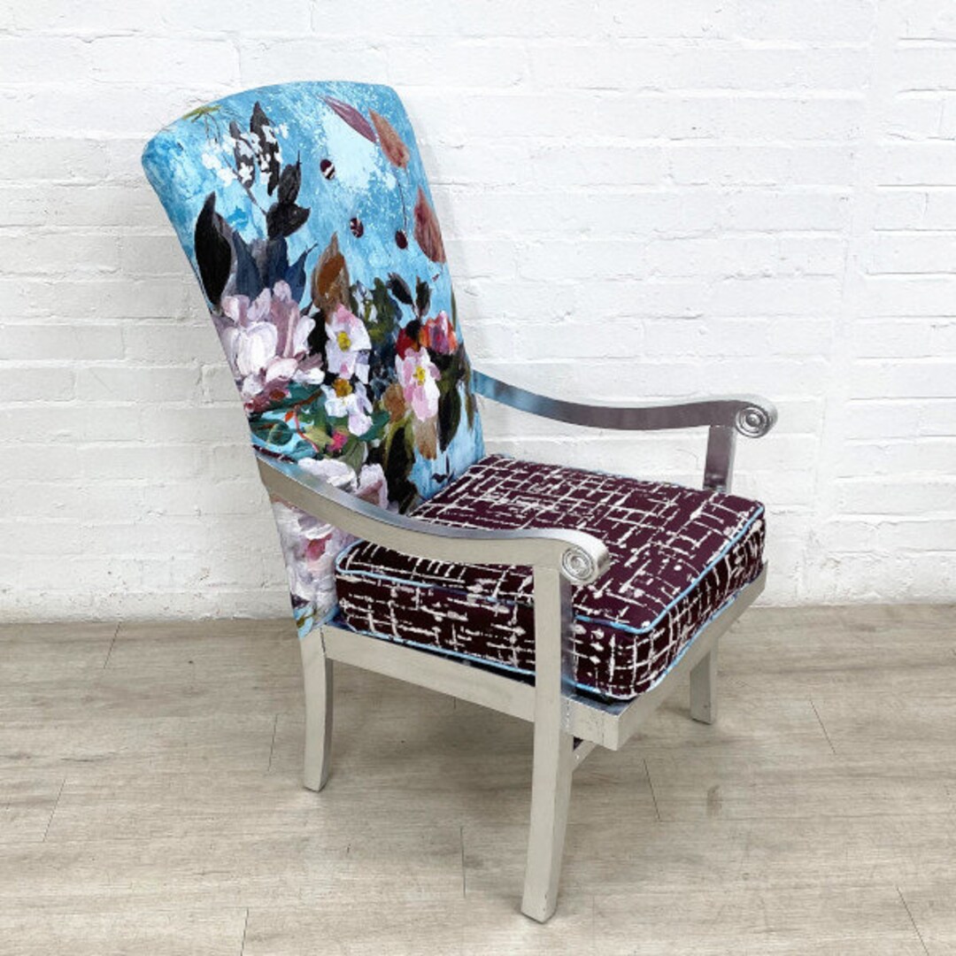 Charity Reupholstered Early Parker Knoll Lounge Chair / Armchair in ...