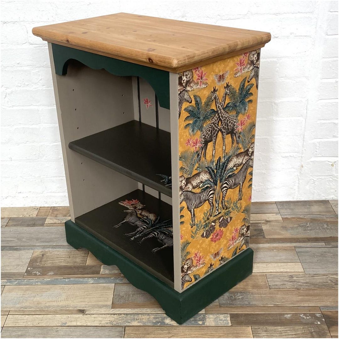 Upcycled Vintage Pine Shelf Unit, Supports Charity - Etsy