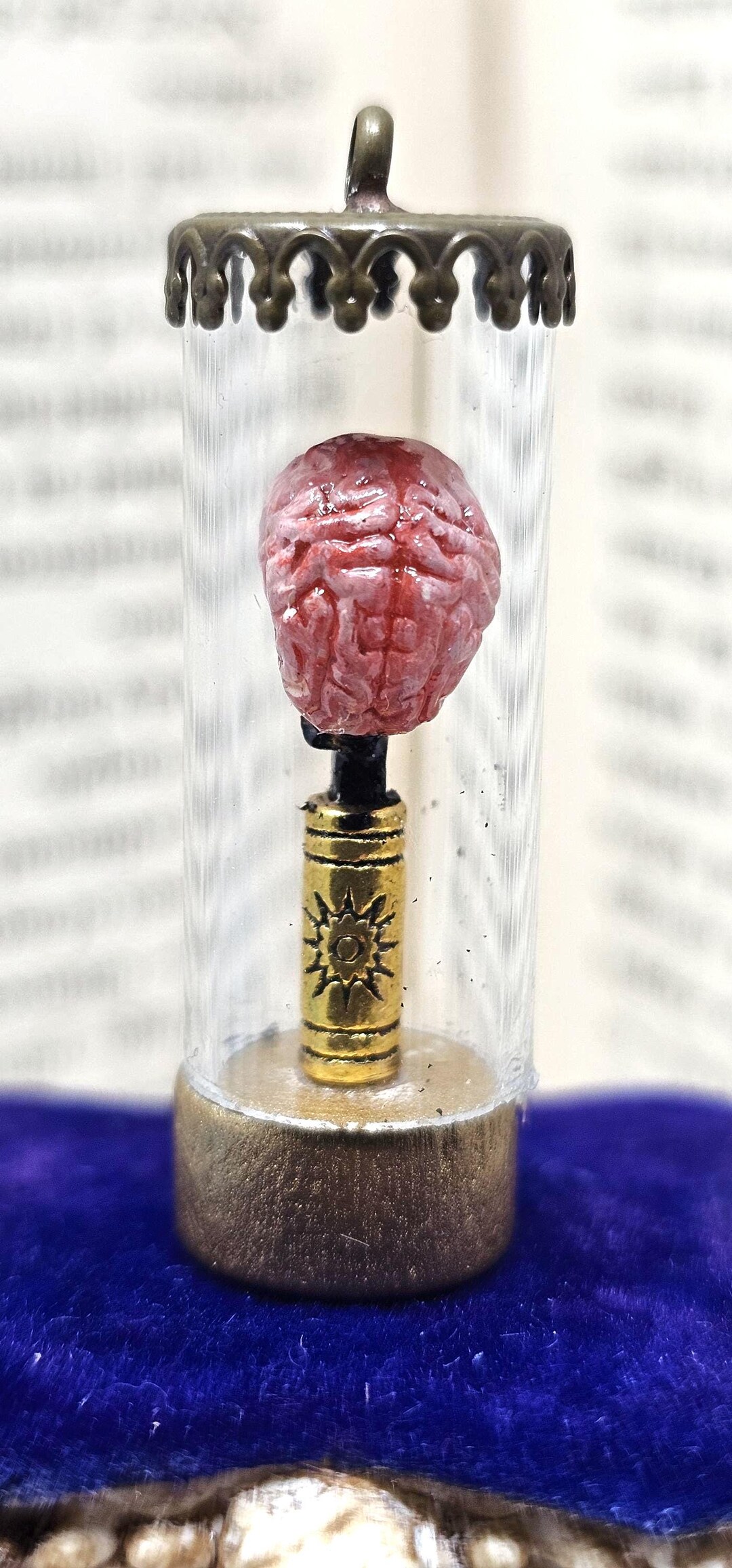 Miniature Hand-sculpted Medical Specimen Human Brain Art Sculpture ...