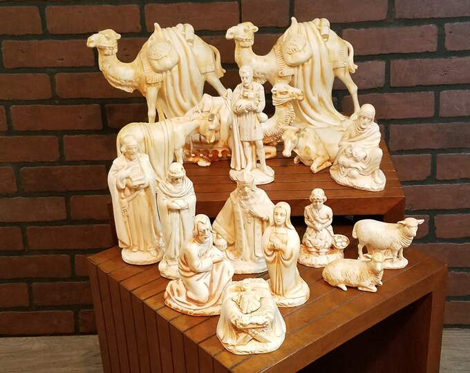 Gorgeous 16 Piece Large Holland Mold Nativity Set - Etsy