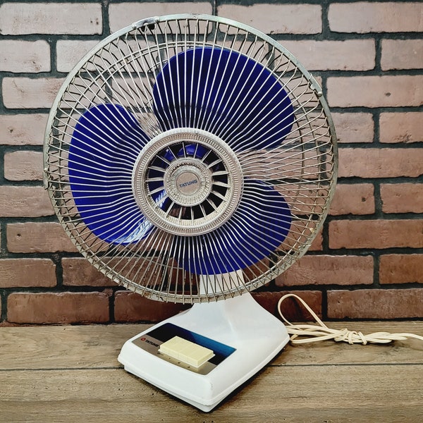 Blue Electric Fan - Etsy