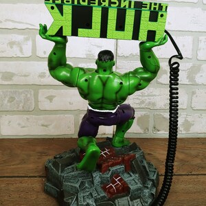 Vintage Marvel the Incredible Hulk Telephone - Etsy
