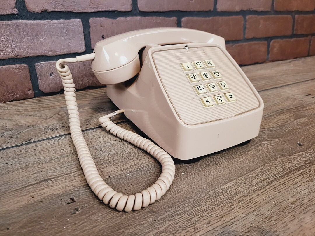 Vintage Light Pink Bell Telephone - Etsy