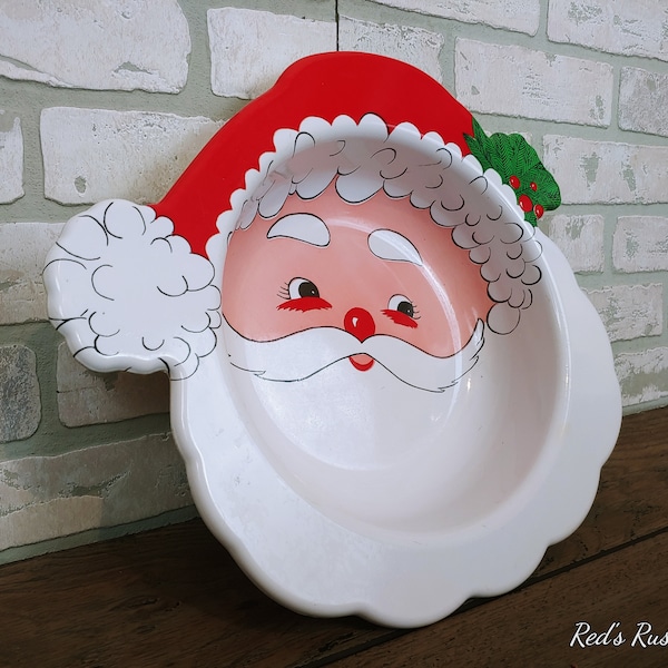 Plastic Santa Face - Etsy