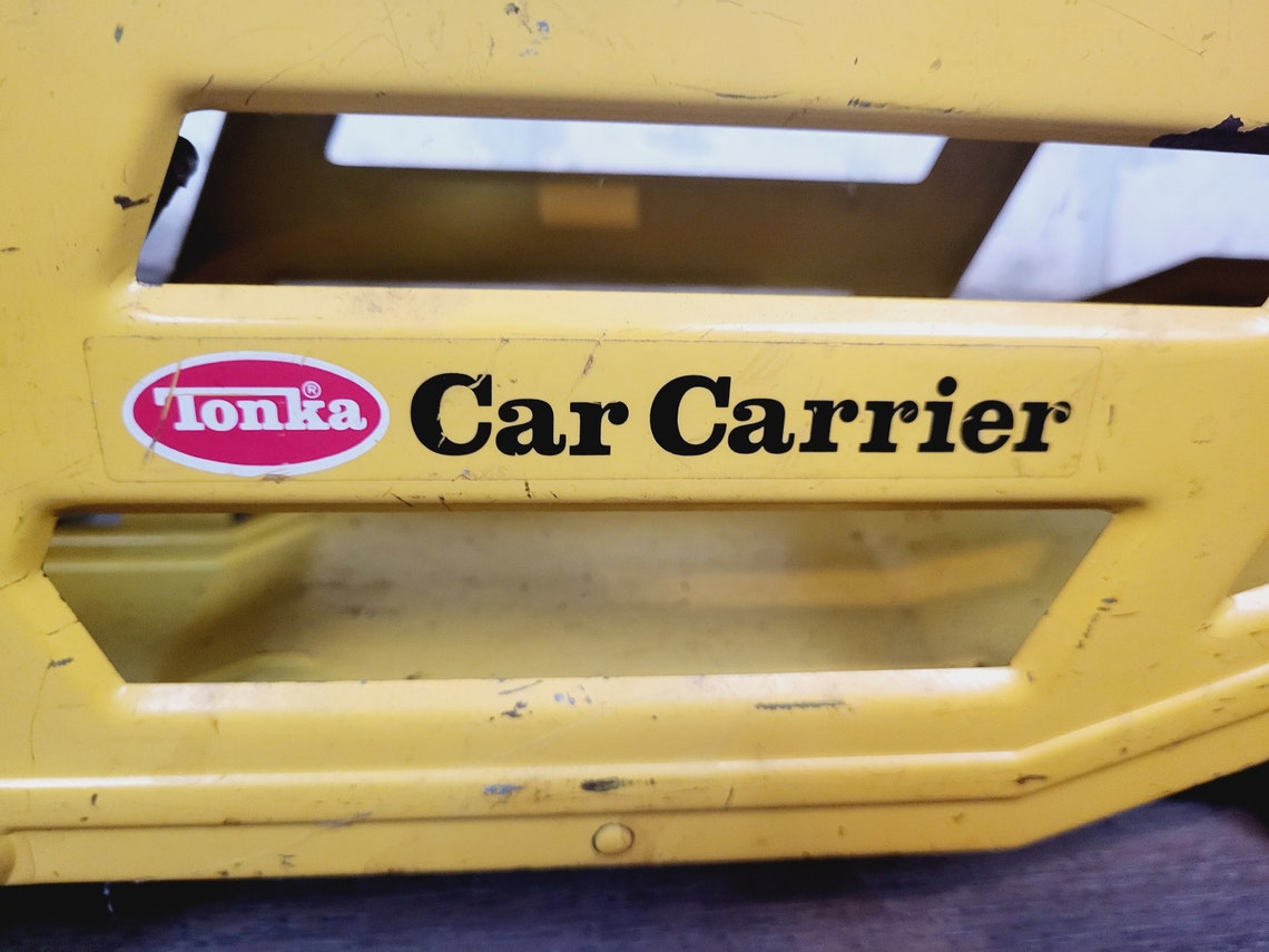 Tonka Toys Metal Car Carrier Hauler - Etsy