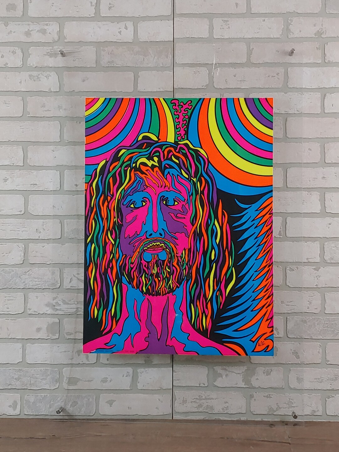 1970s Vagabond Creations Jesus Christ Superstar Vintage Blacklight ...