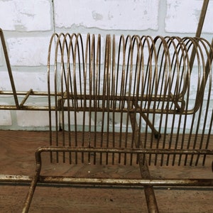 Mid Century Wire Record Rack Record Player Holder - Etsy