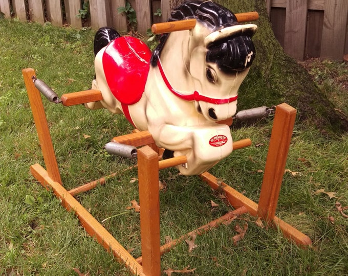 1950's Hi-prancer Spring Rocking Horse by Delphos Bending Co Delphos ...