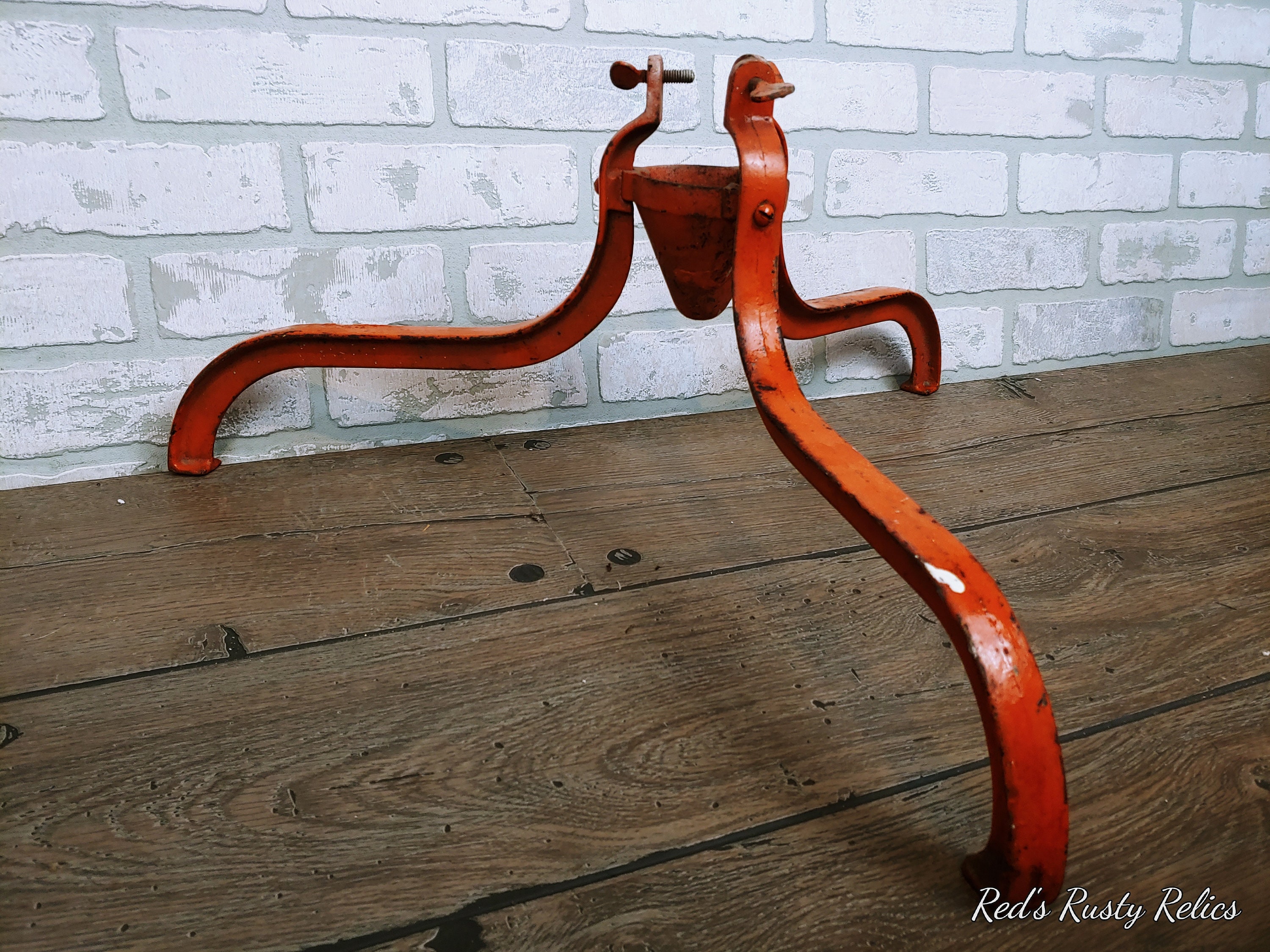 Vintage Orange Clamp Style Christmas Tree Stand - Etsy UK