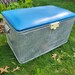 Retro Wards Westernfield Cronstroms Blue and Silver Metal Cooler - Etsy