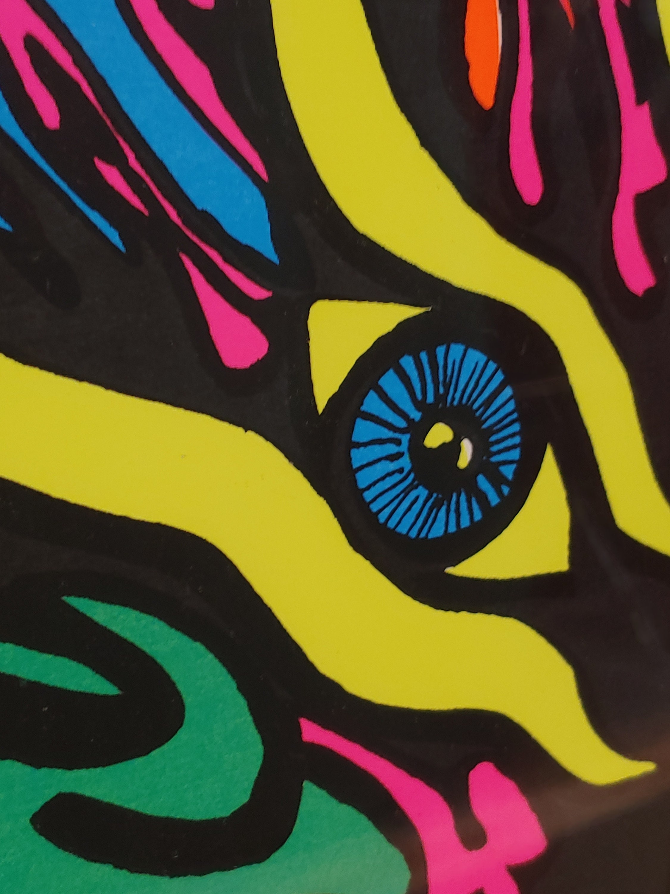 1970s Vagabond Creations Jesus Third Eye Poster 102 27x20 | Etsy