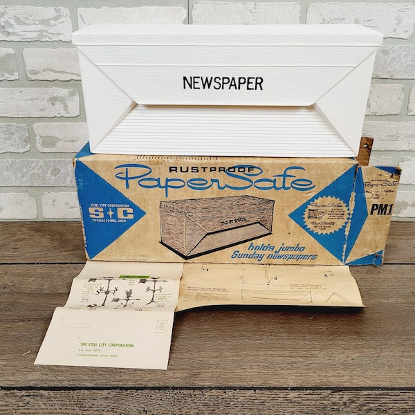 Plastic Newspaper Box - Etsy