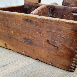 Antique Wood Compartment Shoe Cobblers Carry Tool Box - Etsy