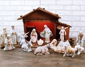 Gorgeous 16 Piece Large Holland Mold Nativity Set | Etsy